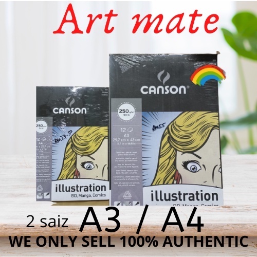 Canson Comic Drawing Paper Illustration BD , Manga Comic Sketch Pad A4 ...