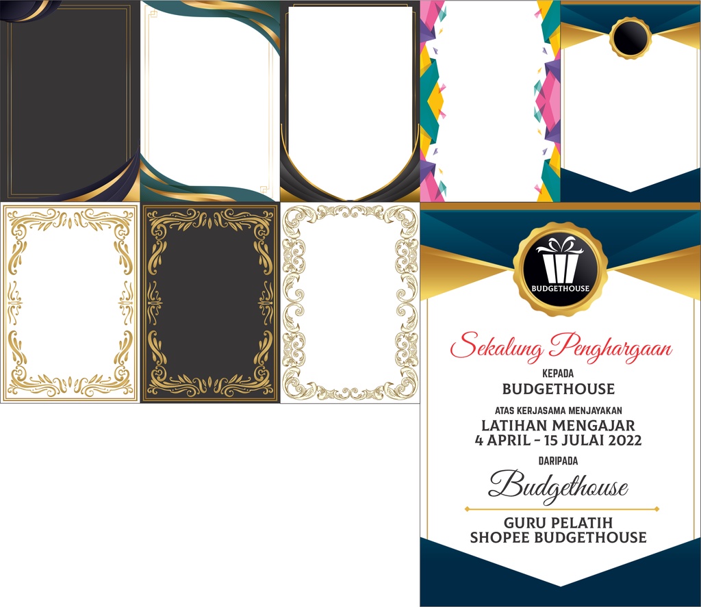 Wooden Plaque + LABEL + LOGO ( HADIAH SUKAN DAN HADIAH ANUGERAH ...