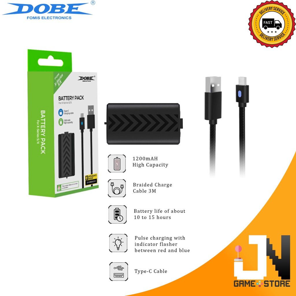 Dobe Xbox Series S / X Battery Pack TYX-0634B (NEW) | Shopee Malaysia