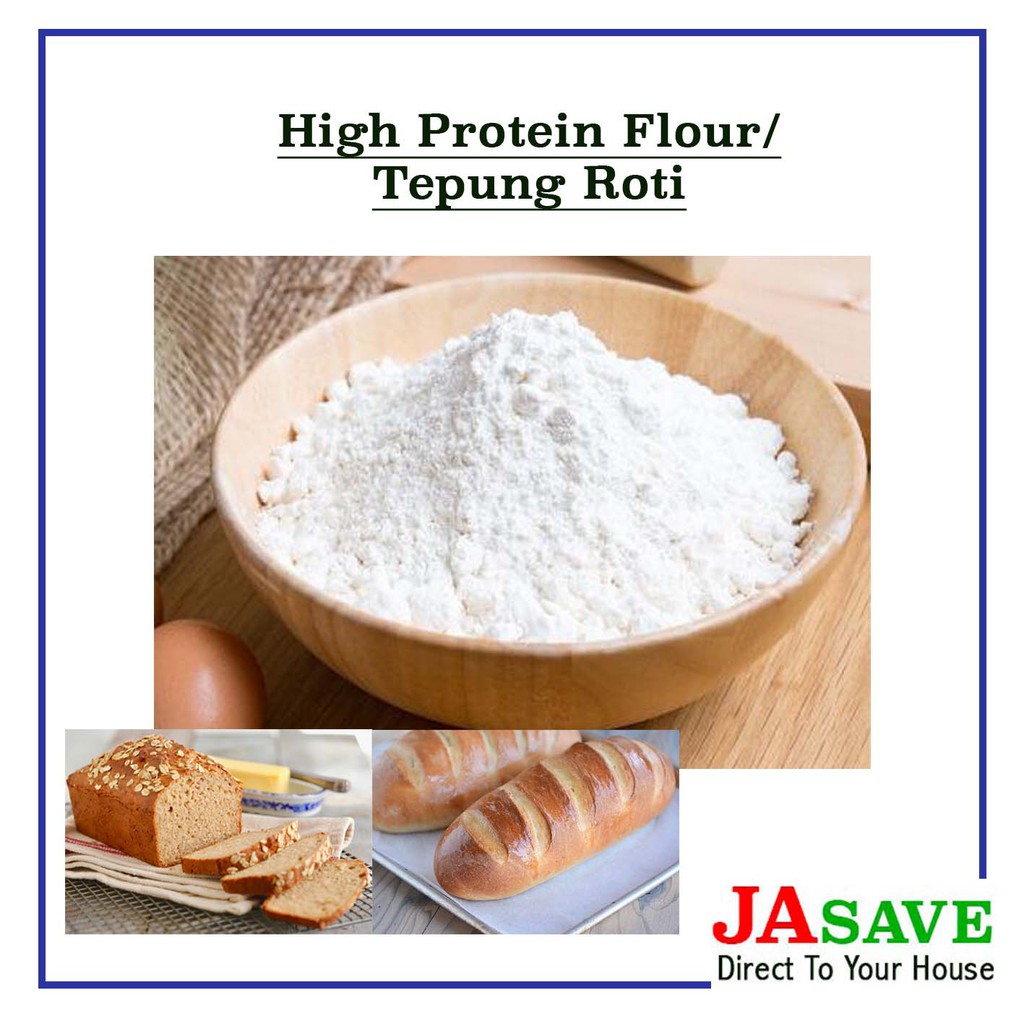 High Protein Flour / Bread Flour / Tepung roti (1kg) | Shopee Malaysia