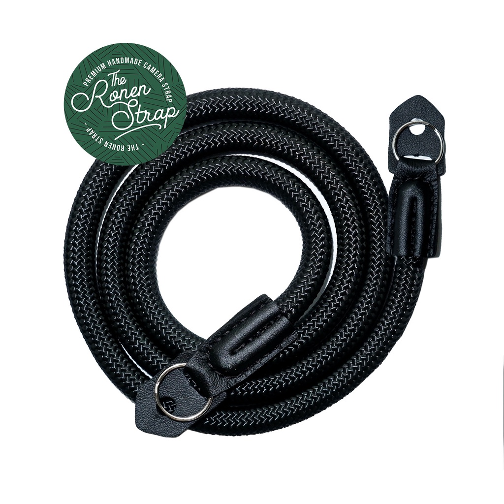 BLACK NYLON ROPE CAMERA STRAP FOR SHOULDER NECK STRAP CAMERA LANYARD ...