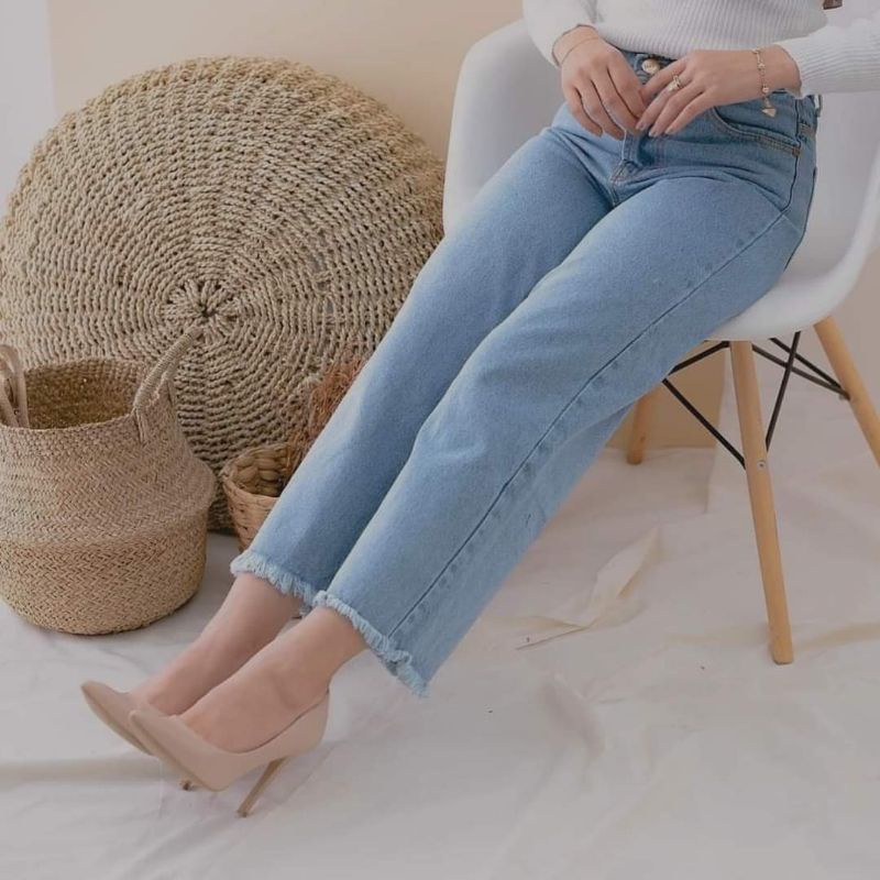 💥women plazu Jean kain denim dgn terbaik ready stock💥 | Shopee Malaysia
