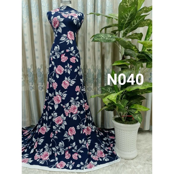 Kain Lycra| Korean Lycra ~ Kain Pasang (sepasang 3 meter) bidang 60 ~ N040 | Shopee Malaysia