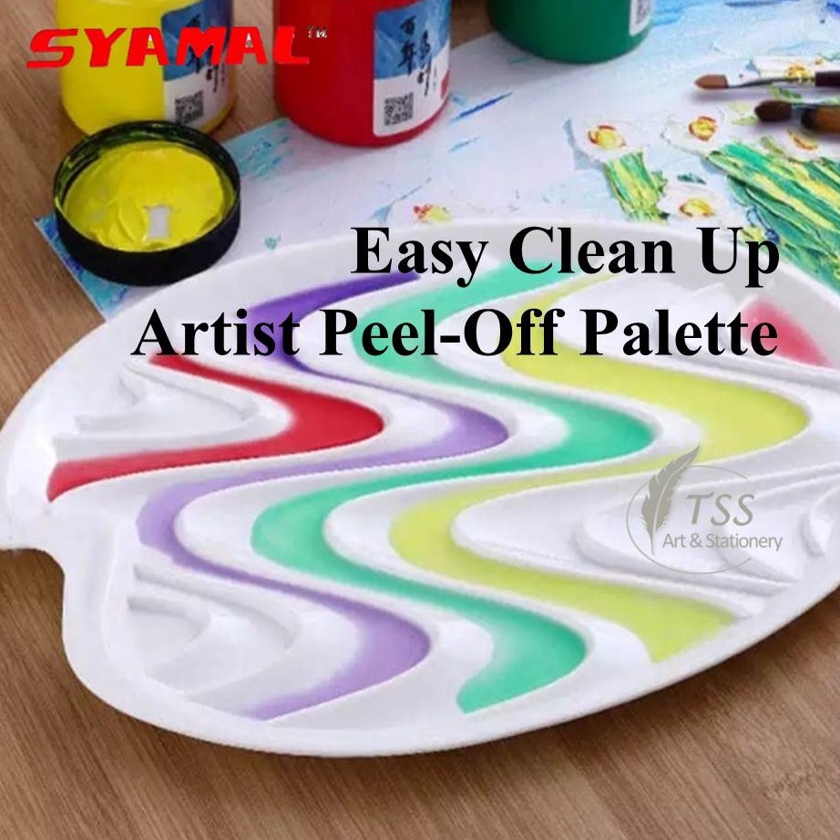 SYAMAL Artist Peel-Off Paint Palette NMT-017 - for Oil and Acrylic ...