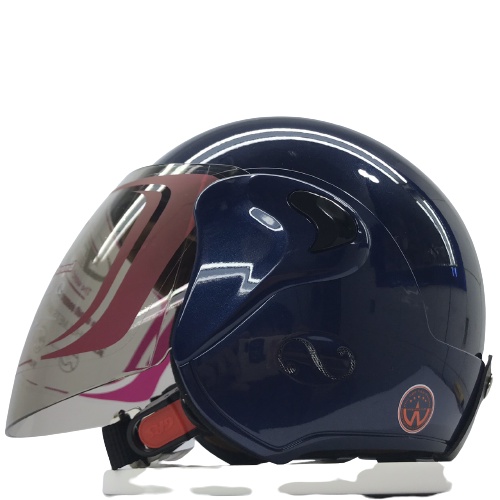 GRS A318 NEW helmet (glossy dark blue) | Shopee Malaysia
