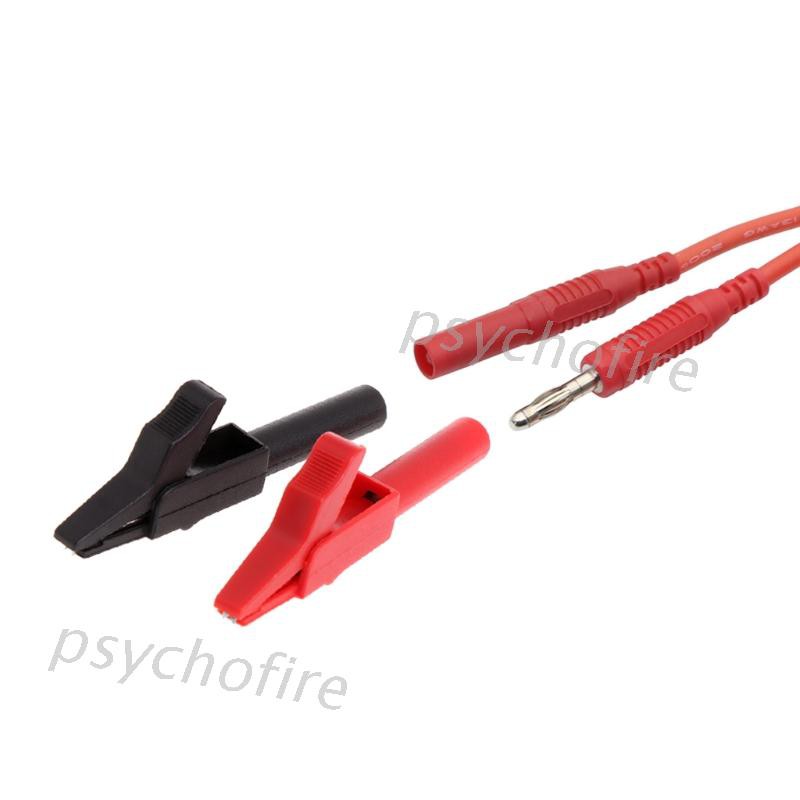 PCF* 2 Pcs Full Protective Alligator Clips Crocodile Clamp For ...