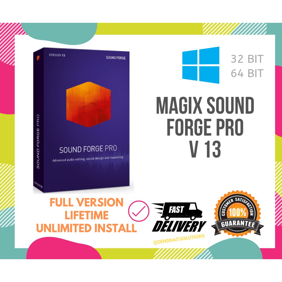 🔥HOT🔥 MAGIX Sound Forge Pro 13 Full Version | Shopee Malaysia