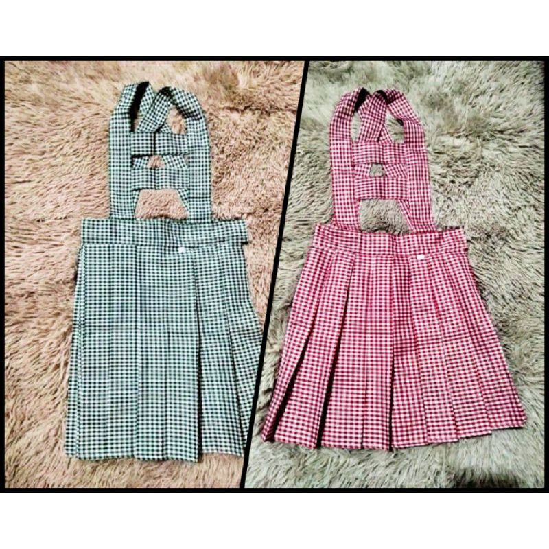 Skirt checkered red /green school uniform 35to 45 jumper 50 to 80 palda ...