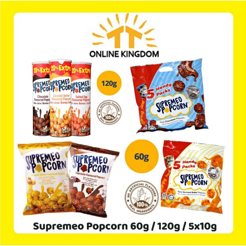 Supremeo Popcorn 5x10g handy pack / 180g container | Shopee Malaysia