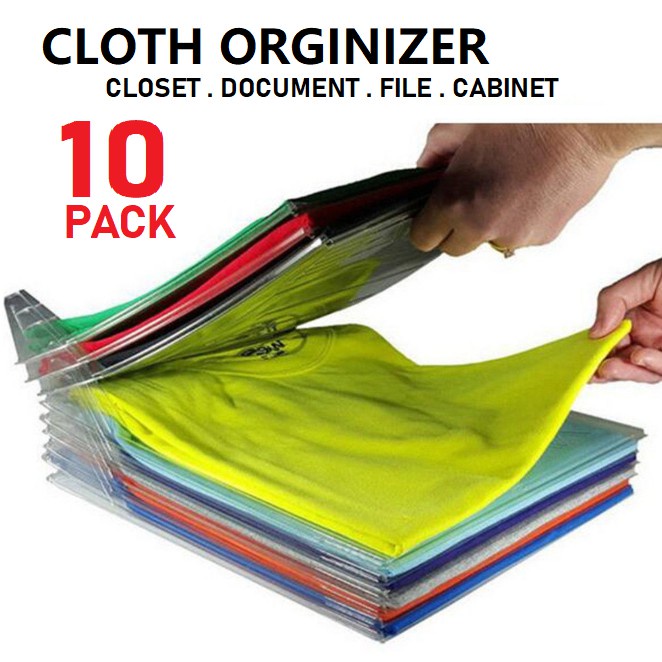 EZSTAX Storage Folding Board Document File Clothes Cloth Rack Drawer ...