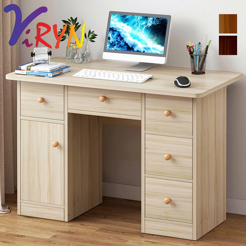 ViRYN 100cm Multifunctional Student Study Desktop Computer Table ...