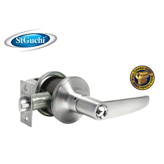 St Guchi SGTL-8600 SN Heavy Duty Tubular Lock Set Door Lock | Shopee ...