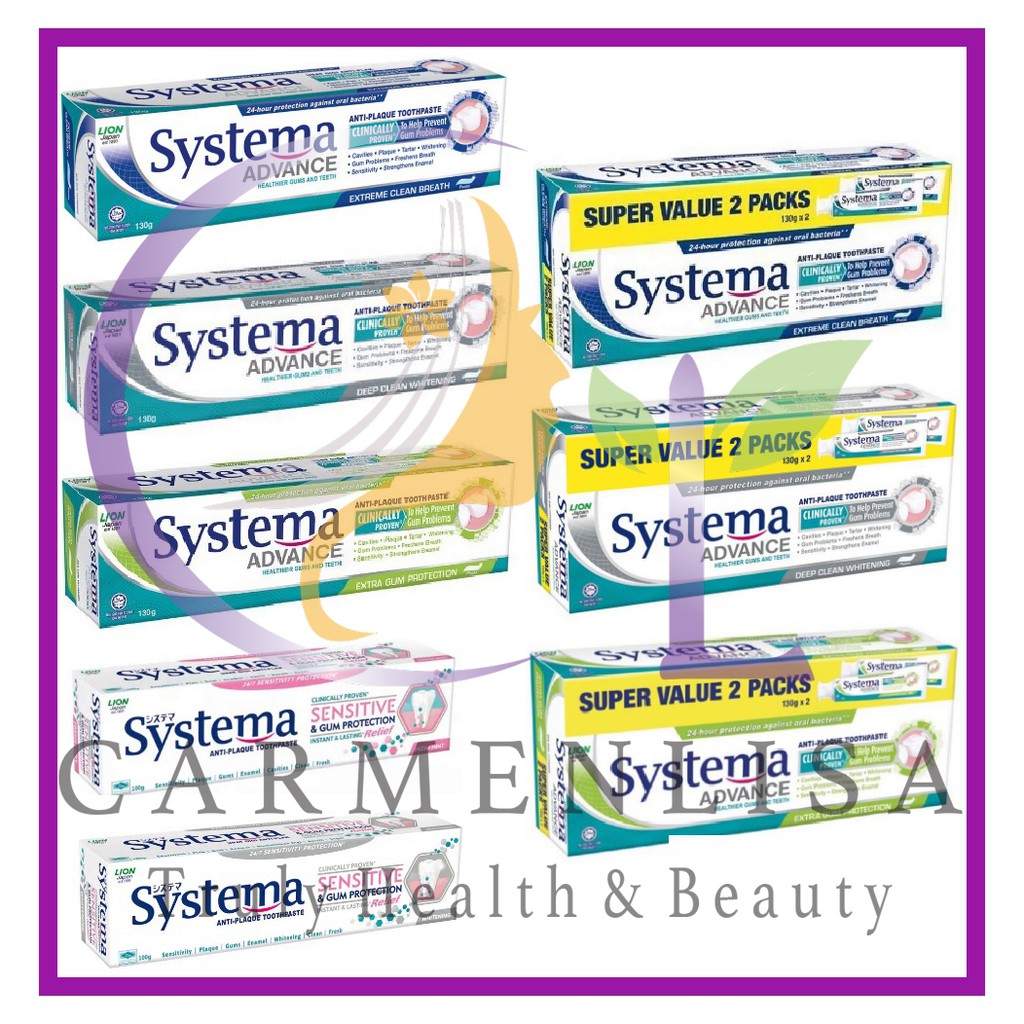 SYSTEMA ADVANCE / SENSITIVE TOOTHPASTE | Shopee Malaysia