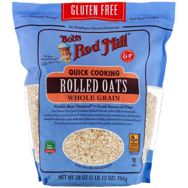 [READYSTOCKS] Bob's Red Mill Quick Cooking Rolled Oats Whole Grain ...