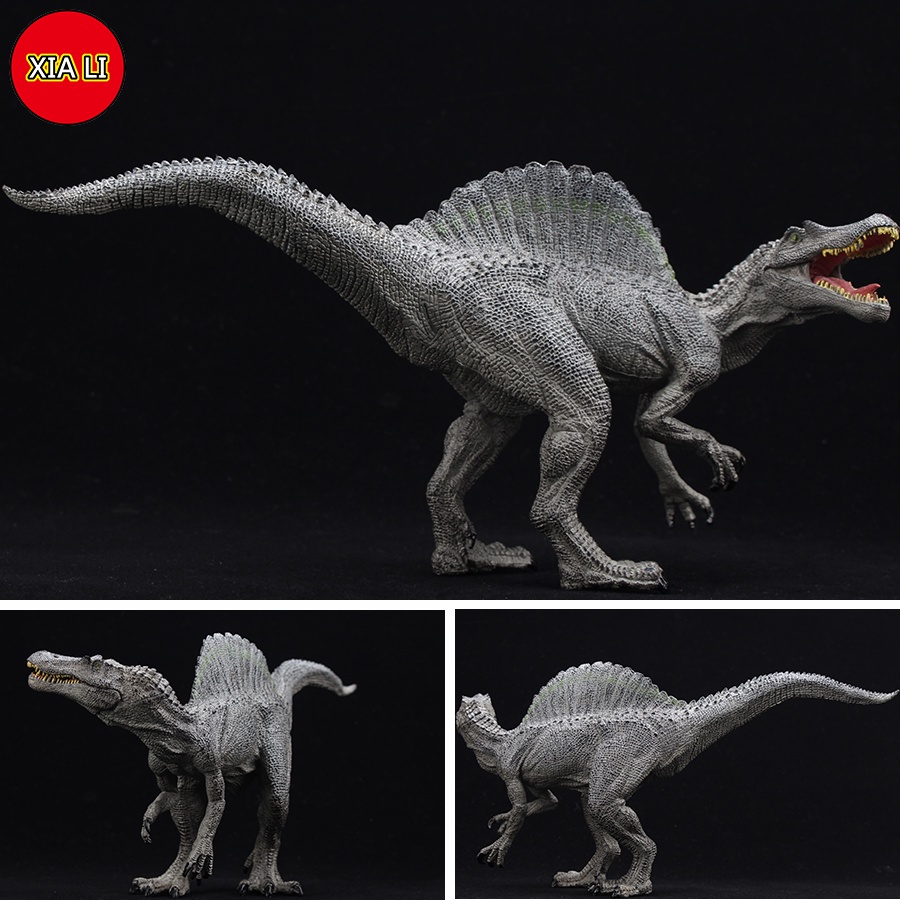 Jurassic Simulation Dinosaur Model Large Grey Spinosaurus Animal Toys ...
