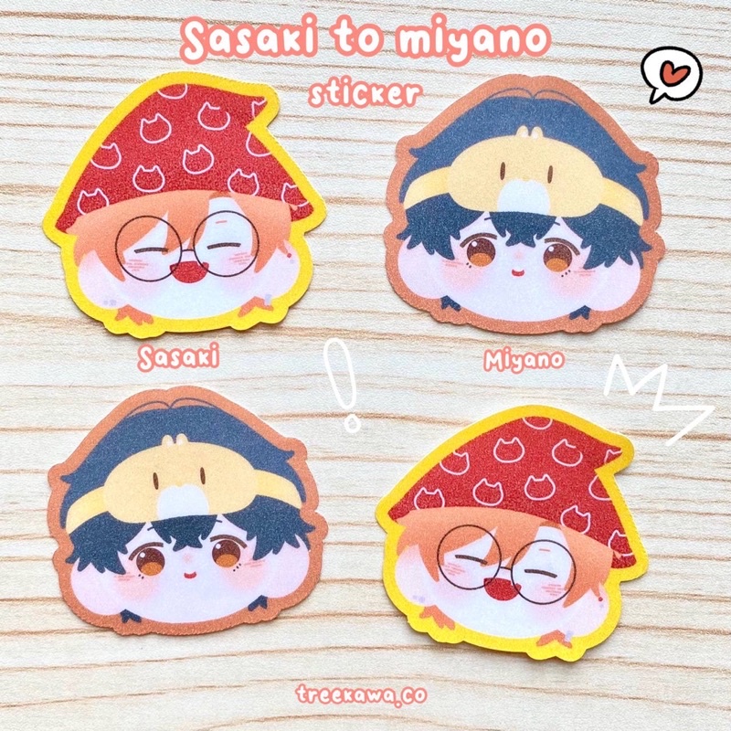Sasaki to Miyano anime stickers by treekawa.co | Shopee Malaysia