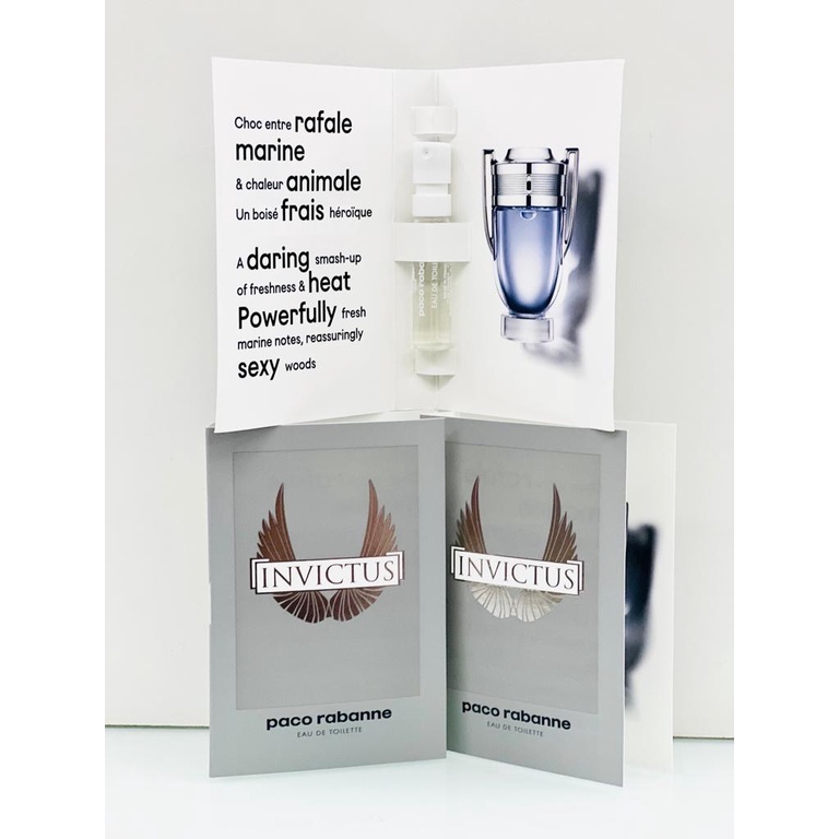 INVICTUS PACO RABANNE FOR MEN EDT VIAL 1.5ML | Shopee Malaysia