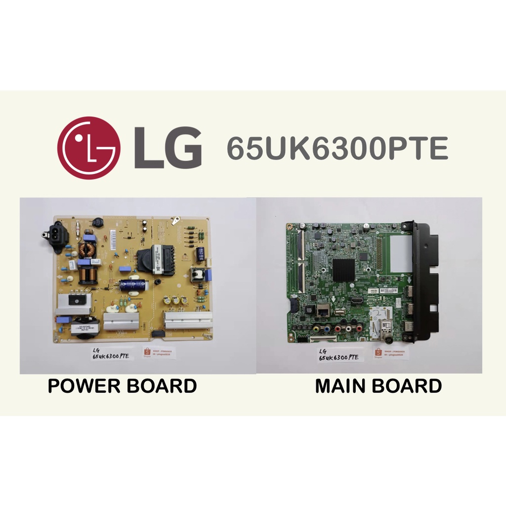 LG UHD HDR Smart TV 65UK6300PTE 65UK 6300PTE 65UK6300 Power Board ...