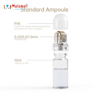 Hydra Roller Microneedle Derma Roller and Serum Applicator - Cosmetic Microneedling Tool - 64 ...