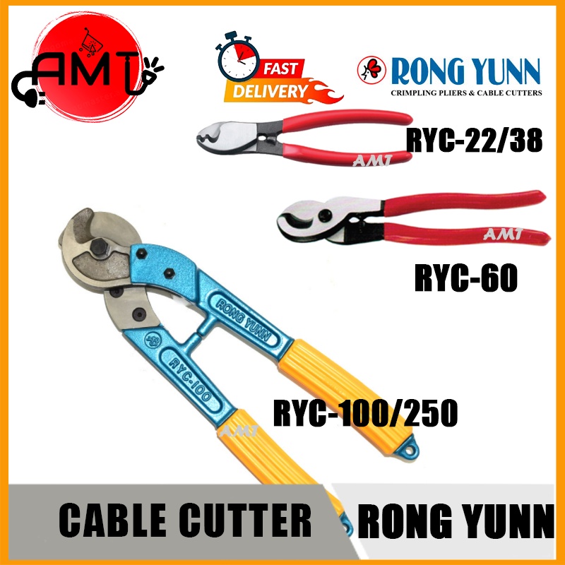 🚧READY STOCK🚧 CABLE CUTTER RONG YUNN RYC22 RYC38 RYC60 RYC100 RYC250 ...