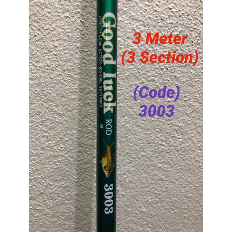 Pancing Rod (Puyu Rod)Solid Tip ,2M,3M,4M,5M,6M,7M,8M,9M ...