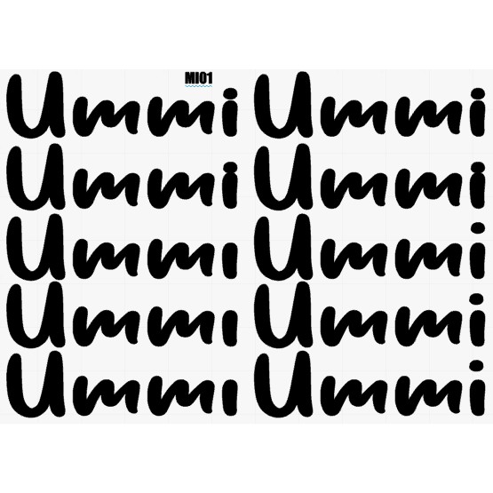 BALLOON STICKER GELARAN UMMI (A4 SIZE) | Shopee Malaysia