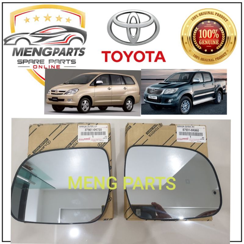 ORIGINAL TOYOTA HILUX VIGO CHAMP KUN26 2013Y,INNOVA 2011Y SIDE MIRROR ...