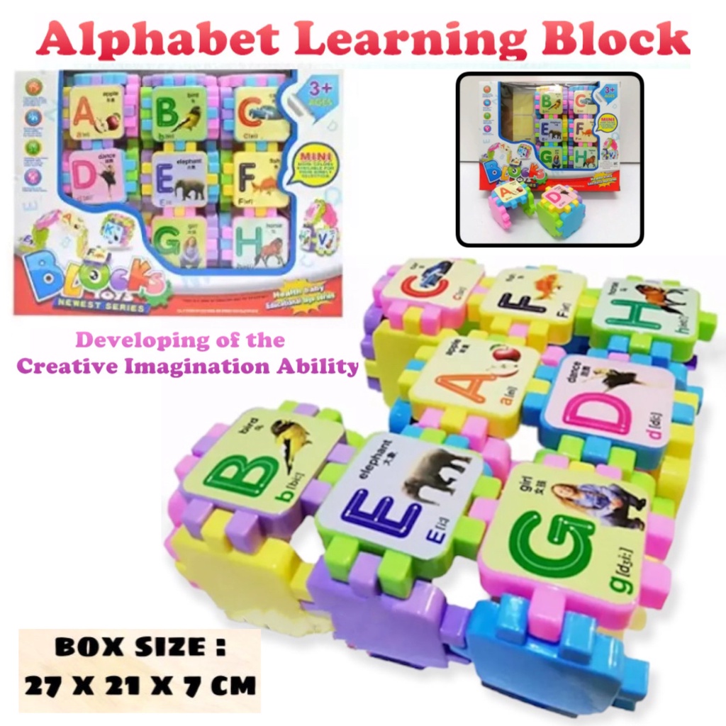 Blocks Educational Toys Series For Kids Newest ABC Blocks More Colors ...