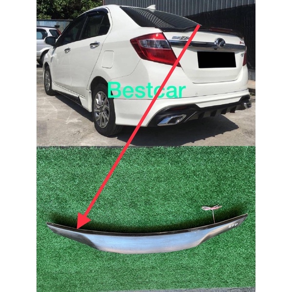 🌈Perodua Bezza Drive 68 Ducktail Spoiler LED( WITHOUT PAINT ) | Shopee ...