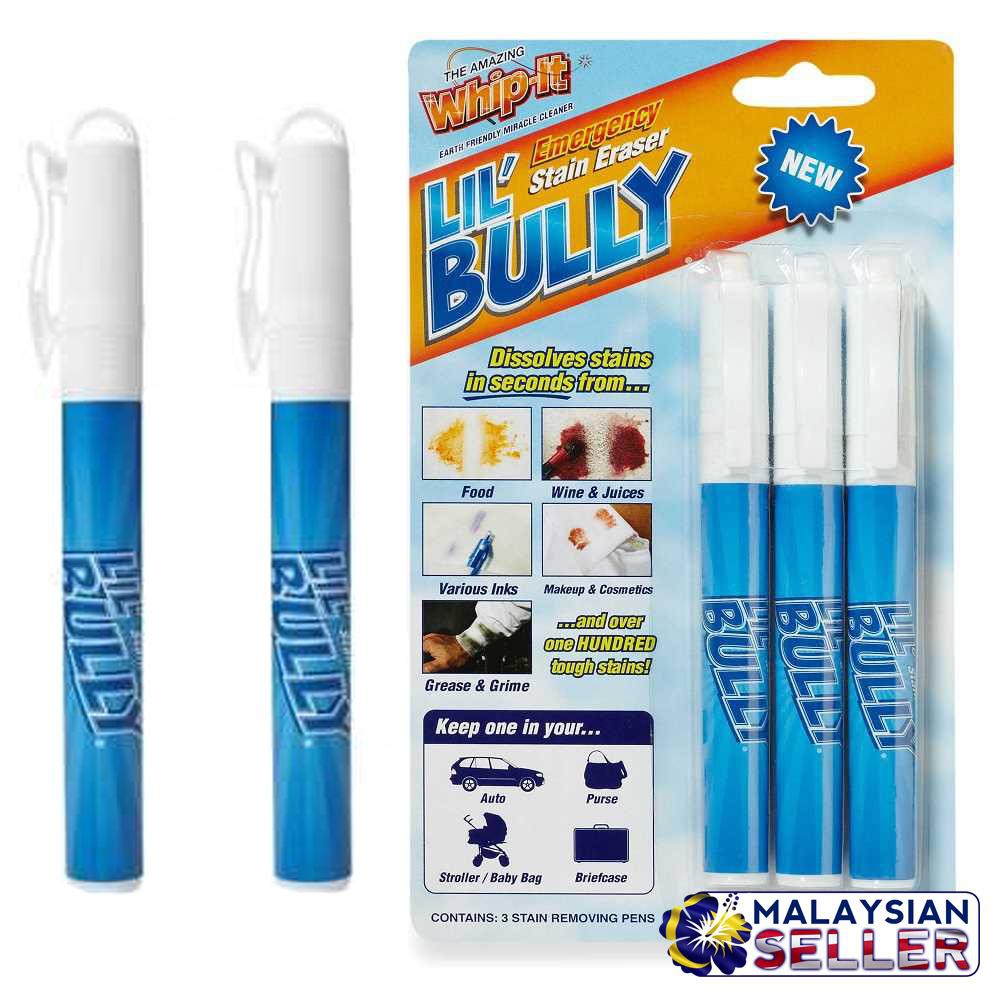 CM LIL BULLY - Multipurpose Portable Emergency Stain Eraser Remover Pen ...