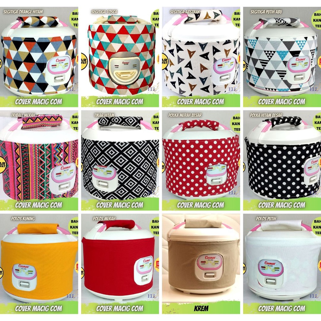 Cover Magic Com | Rice Cooker Assorted Canvas Material | Rice ...
