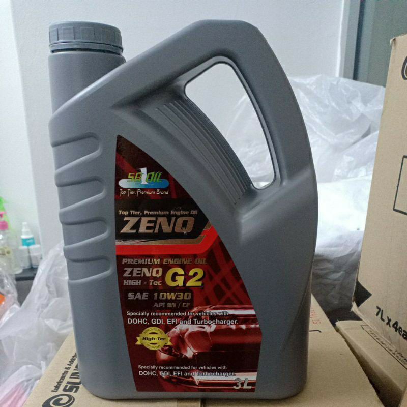 ZENQ G2 PREMIUM OIL [API SN/CF] SAE 10W30 (3Litter) | Shopee Malaysia