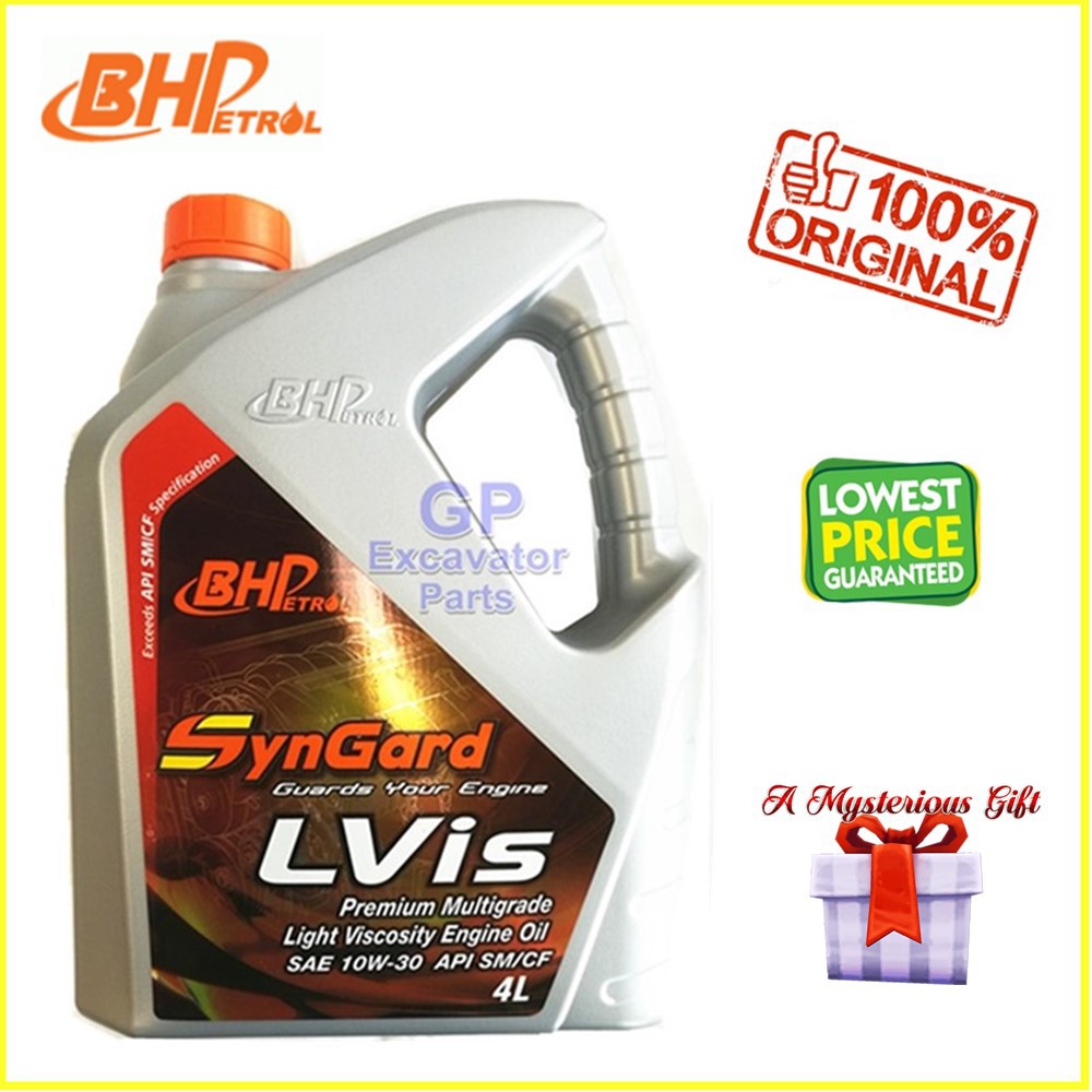 BHP SynGard Lvis Mineral Engine Oil 10W-30 (4L) | Shopee Malaysia