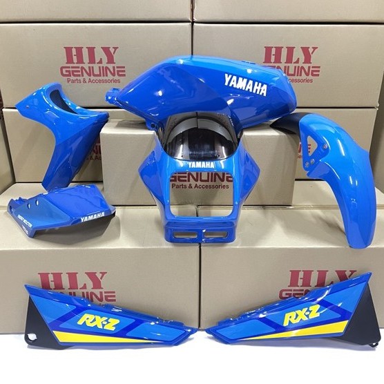 RXZ HLY BODY COVER SET COVERSET Y462 (BIRU BOJAN / ENERGY BLUE) WITH ...