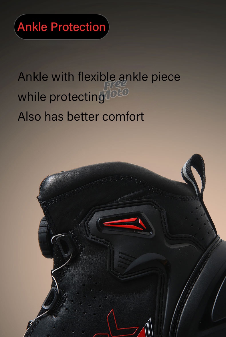 ARCX Motorcycle Boots Men Racing Riding Four Seasons Shoes Breathable ...