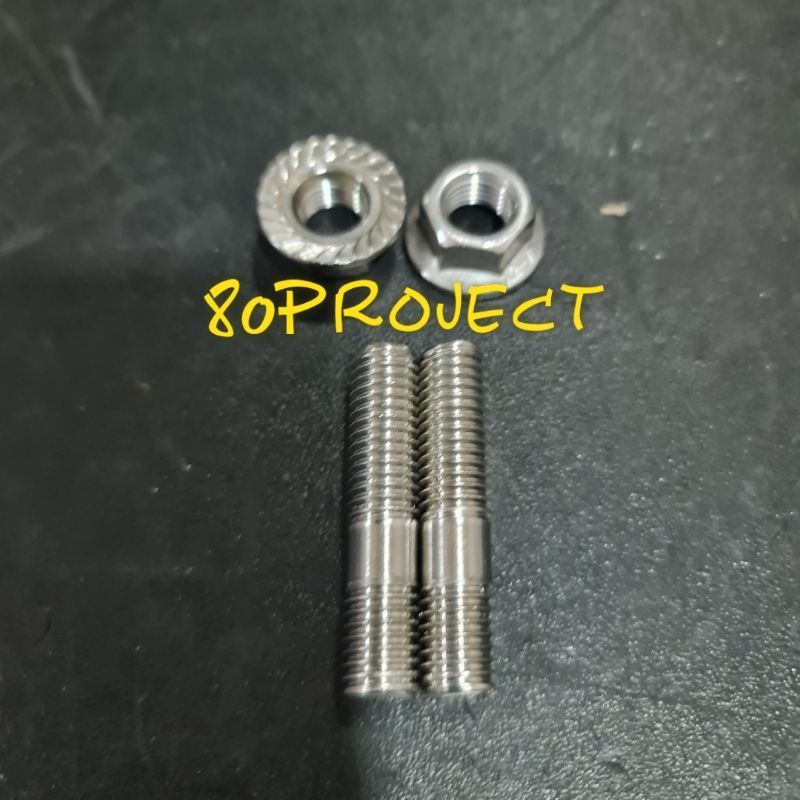 Turbo Stainless steel Stud Kit M10 x 1.5 (2pcs per set) | Shopee Malaysia