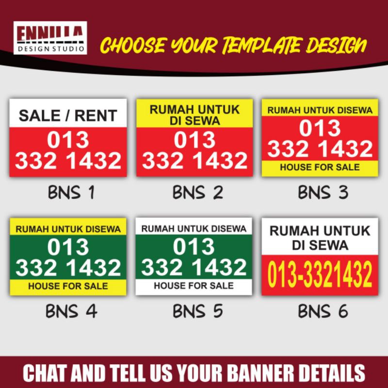 [COD ORDER WILL NOT BE PROCESS] Banner House For Sale / Rent Banner ...