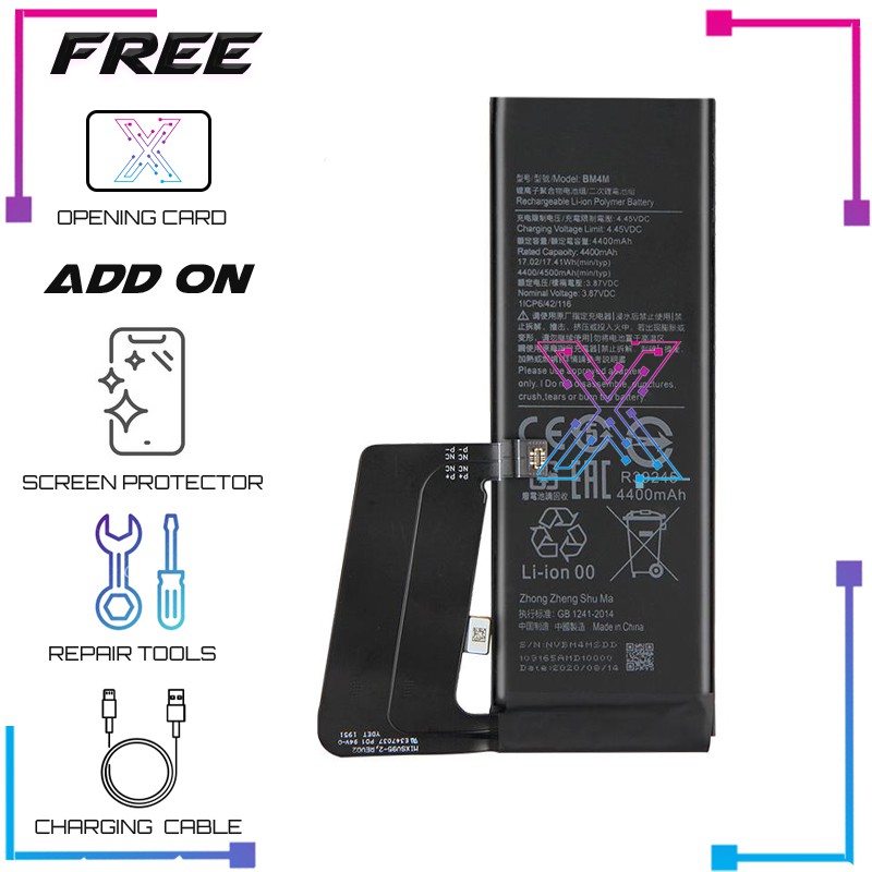 Battery BM4M Compatible For Mi 10 Pro (4780 mAh) | Shopee Malaysia