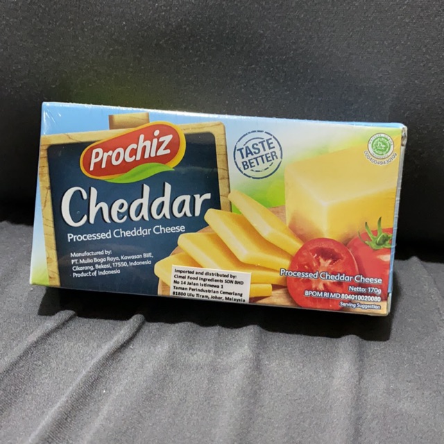 Prochiz Cheddar Processed cheddar cheese170g | Shopee Malaysia