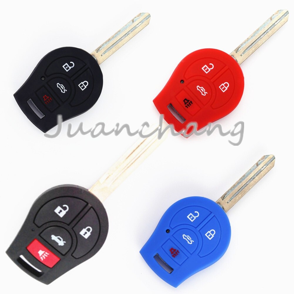 Nissan Sylphy Cube Juke Rogue Micra Qashqai Versa Silicone Car Key Case ...