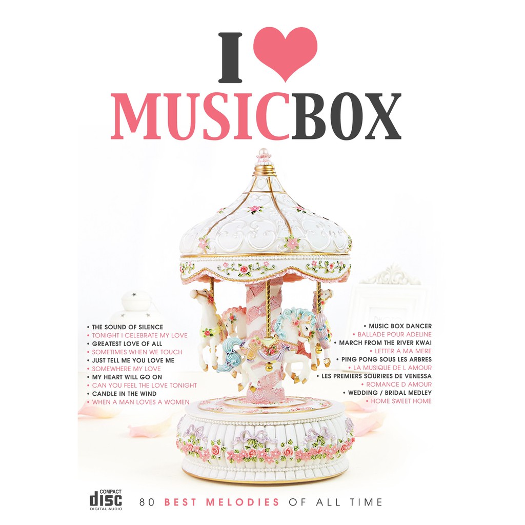 I Love Music Box 80 Best Melodies Of All Time (4 CD) | Shopee Malaysia