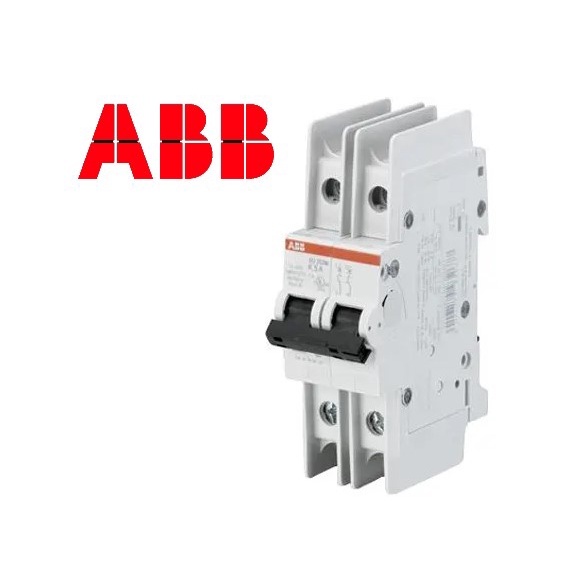 Miniature Circuit Breaker, Trip Curve C, 16 Amp, 2 Pole, UL489 2CDS272337R0164 ABB SU202M-C16 ...