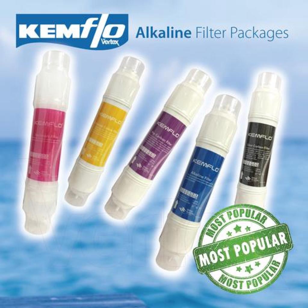 LGLOBAL KEMFLO 4 Cartridges Per Set for Water Dispenser / Filter [I ...