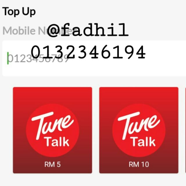 Topup TUNETALK (mftopup) | Shopee Malaysia