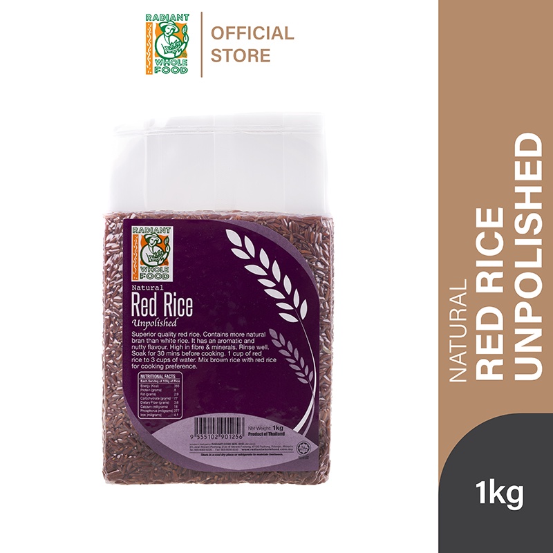 Radiant Red Rice Unpolished (1kg) | Shopee Malaysia