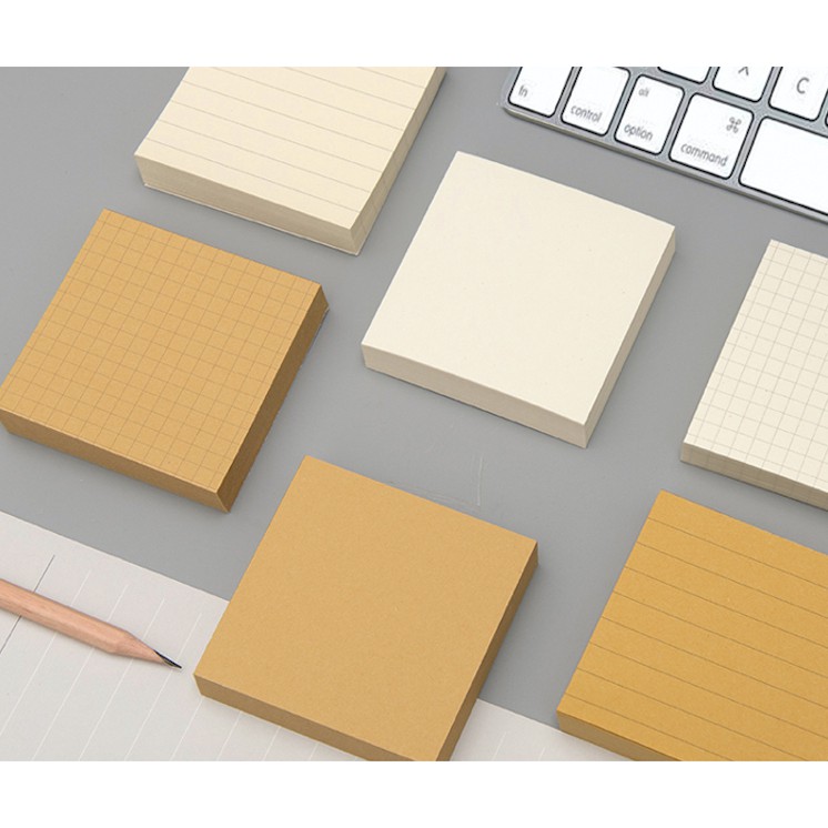 MEME 80Pcs Simple Memo Pad Muji Style Minimalist Planner Notepad To Do ...