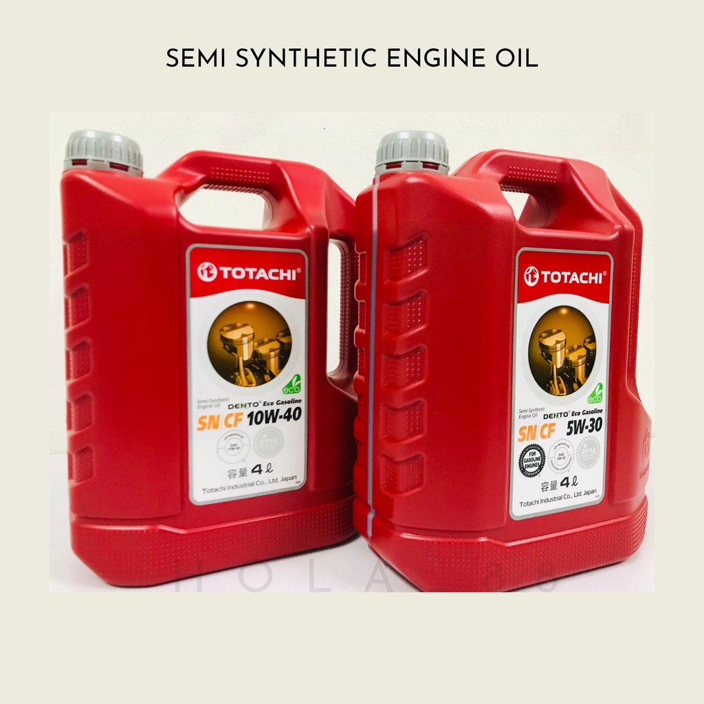 JAPAN TOTACHI Semi Synthetic 5W-30 / 10W-40 Engine Oil 4 Liter | Shopee ...