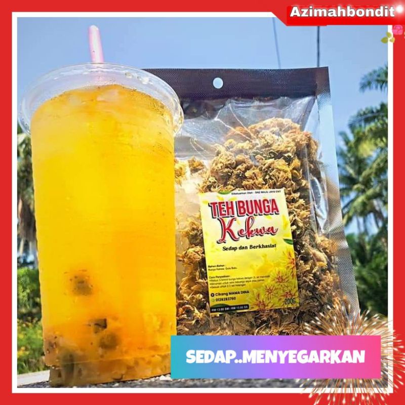 💯 MUSLIM PRODUCT ! TEH BUNGA KEKWA (SIAP GULA BATU) 200g | Shopee Malaysia