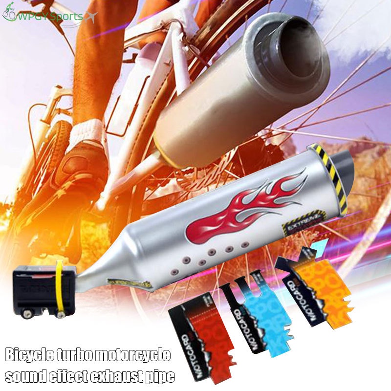 Plastic Turbines Bicycle Exhaust Pipe Wild Sound Motorcycle Effects ...