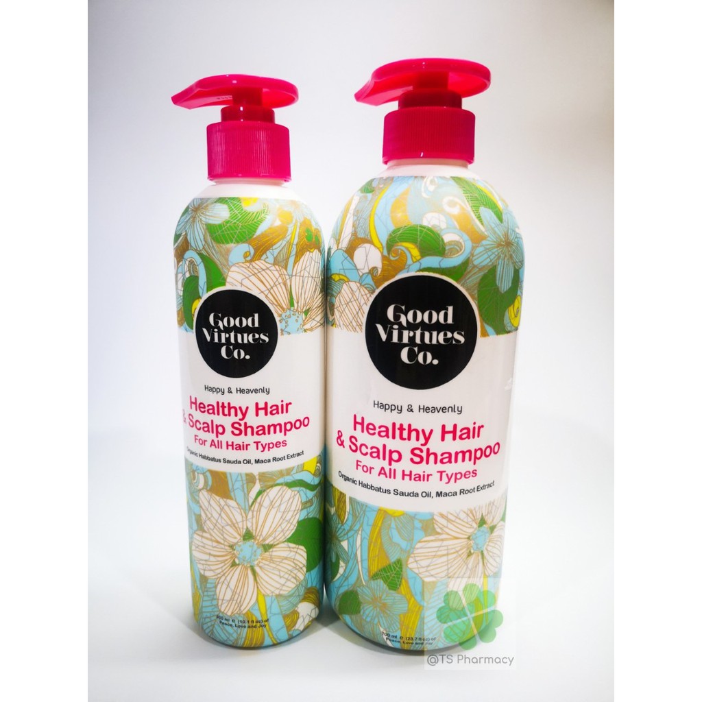 Good Virtues Co. GVC Healthy Hair & Scalp Shampoo (For All Hair Types ...